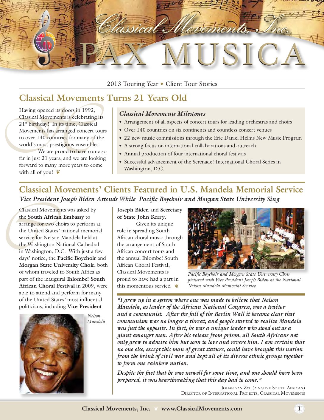 2013 | Classical Movements